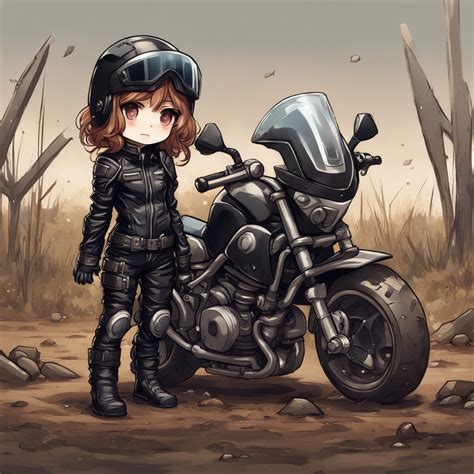 Cute Chibi Biker Girl By Jamiehodge On Deviantart