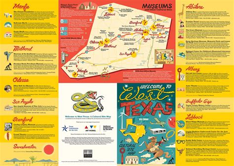 Texas Attractions Map 60 Photos