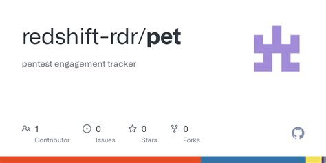 GitHub Redshift Rdr Pet Pentest Engagement Tracker