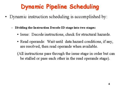 recap scoreboarding 1 dynamic scheduling dynamic scheduling by
