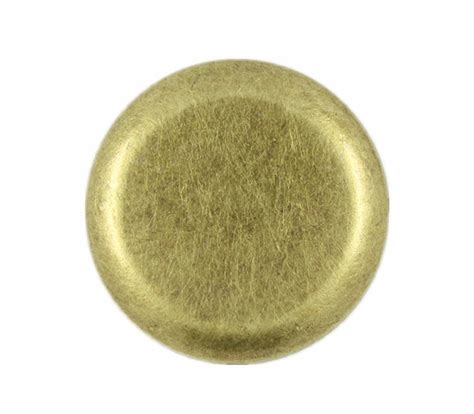 Metal Buttons Flat Antique Brass Metal Shank Buttons 1 Etsy