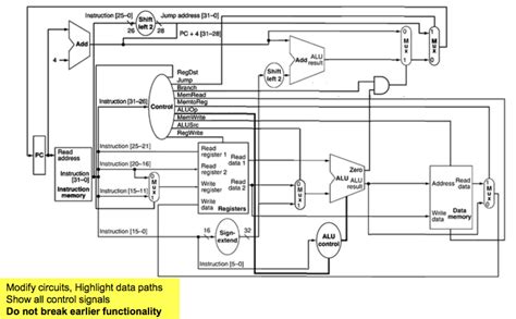 Modify The Circuit To Support The XOR Chegg Com