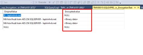 Database Hướng Dẫn Mã Hóa Và Giải Mã Sử Dụng Thuật Toán Aes 256 Trên