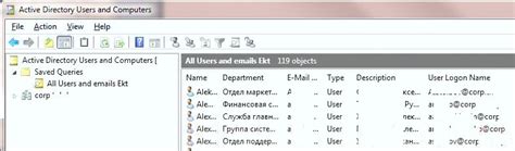 Active Directory User And Computers