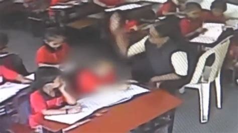 Surat Shocker Teacher Slaps Kindergarten Student 35 Times In 2 Minutes