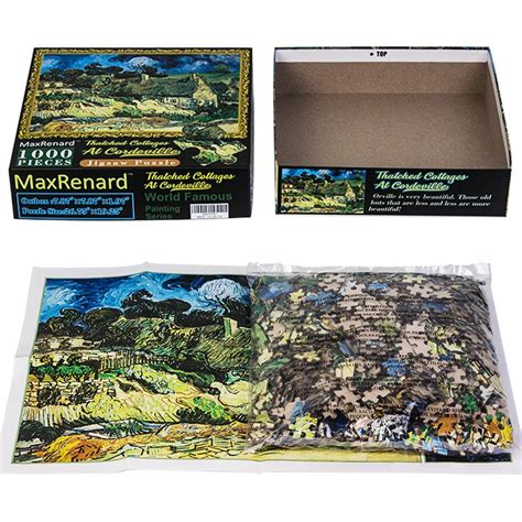 Buy Maxrenard Jigsaw Puzzles For Adults 1000 Piece Thatched Cottages