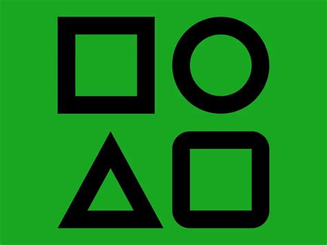 Square Circle Triangle Rounded Geometric Shapes Logo Template Png