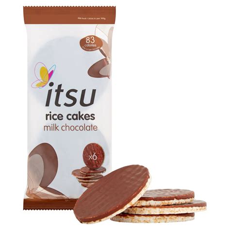 Itsu Milk Chocolate Rice Cakes 100g The Grocery Basket