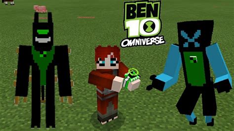 REVIEW COMPLETA DO NOVO ADDONS DE BEN 10 OMNIVERSE V1 PARA MINECRAFT PE
