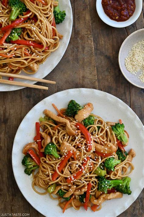 Teriyaki Chicken Stir Fry With Noodles