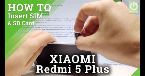 Cara Memasang Sim Card Xiaomi Redmi 5 Plus Senang Belajar