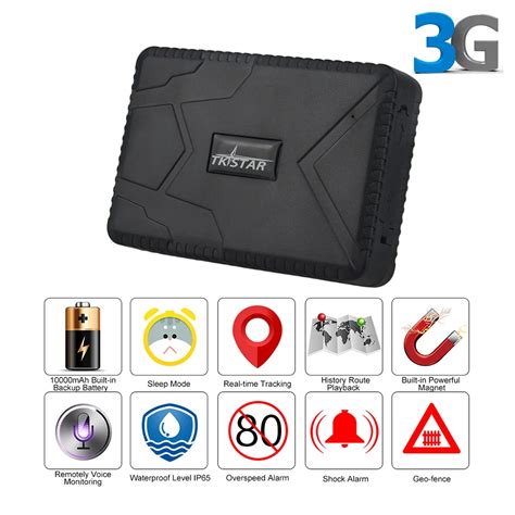 Tkstar Tk915 3g 3g Vehicle Car Gps Tracker Waterproof Ip66 7800mah Long