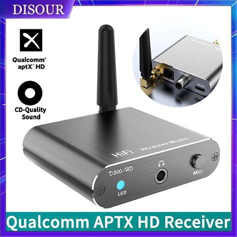 Disour Csr Wireless Receiver Aptx Hd Bluetooth 52 Hifi Stereo Audio