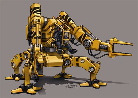 Aliens Inspired Power Loader Mech By Shimmering Sword On Deviantart