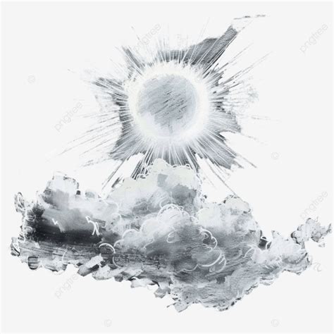 雲和太陽粉筆畫 云 太阳 天氣png去背圖片素材免費下載，免摳圖設計圖案下載 Pngtree