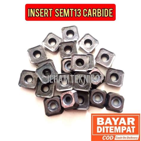 Jual Insert Bubut Pahat Bubut Insert Carbide Insert Semt 13 Hitam