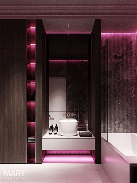Ванная Дизайн интерьера в ЖК Дом на Тишинке Baths Interior
