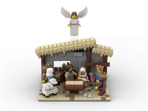 Lego Moc Nativity Scene By Djhardlogic Rebrickable Build With Lego