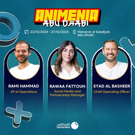 Excited To Be Part Of Animenia Abudhabi Rami Hammad