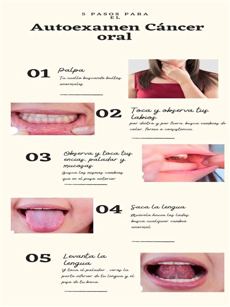 Autoexamen Cáncer Oral | PDF