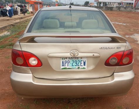 Registered 2005 Corolla 16m Autos Nigeria
