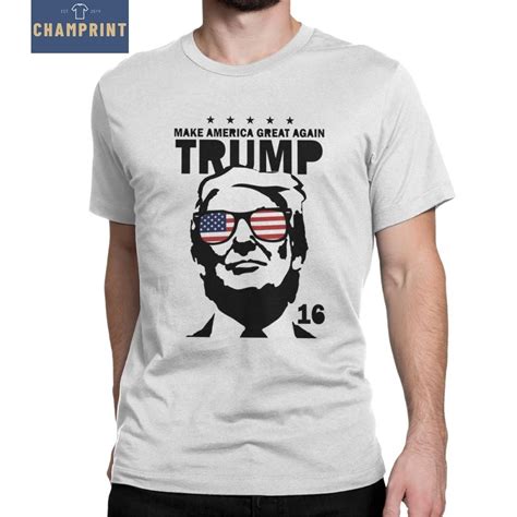 Men T Shirt Donald Trump Make America Great Again Shirt Short Sleeve