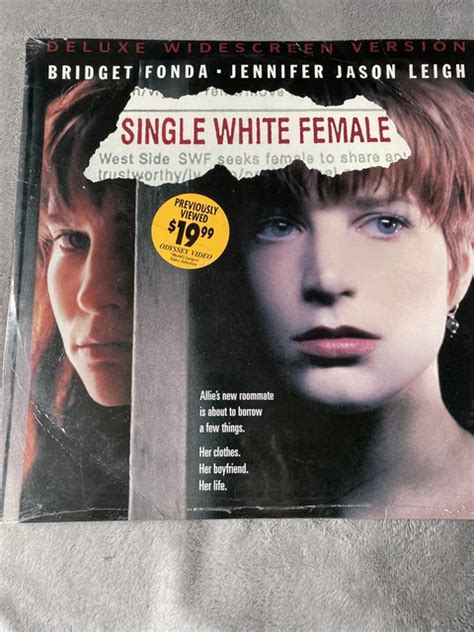 Laserdisc Single White Female Pal Bridget Fonda Jennifer Jason Leigh