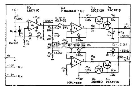 For Driving The Power Supply Circuit Of The Sensor Bridge Under Power