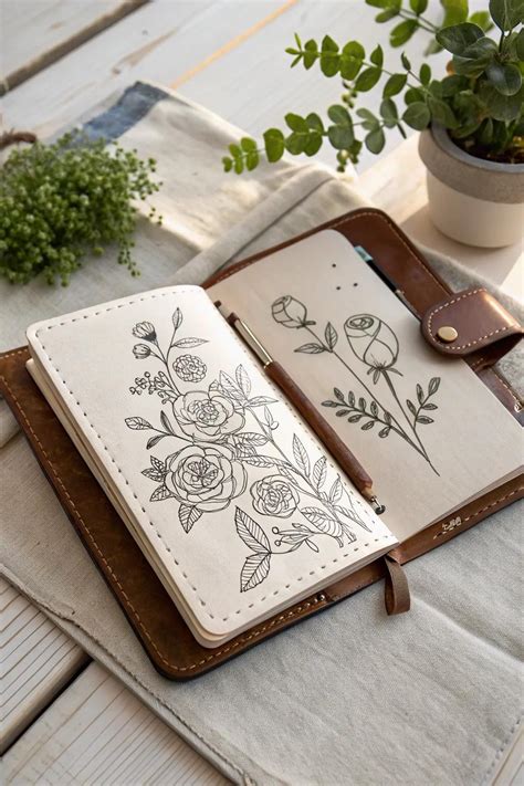 15 Creative Notebook Drawing Ideas To Try Moss And Twine
