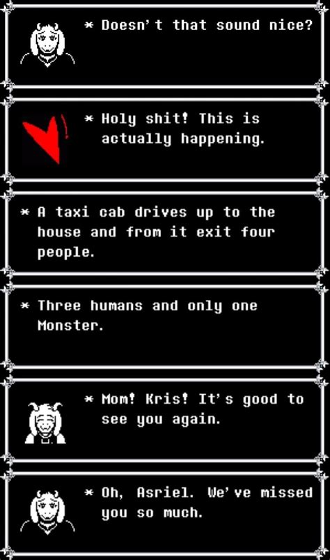 Kris Meets Asriels College Friends Rundertale