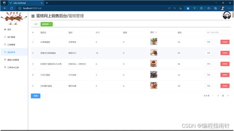 蛋糕网上销售系统基于springbootvue开发实现网上蛋糕系统网上蛋糕售卖系统 Csdn博客
