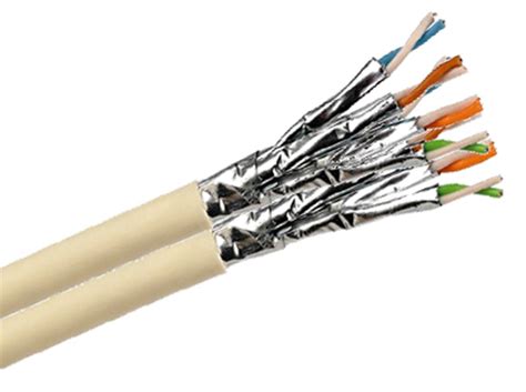 Câble 2x4 paires Cat 6a F FTP Dca LSZH Gris KX Système 500m