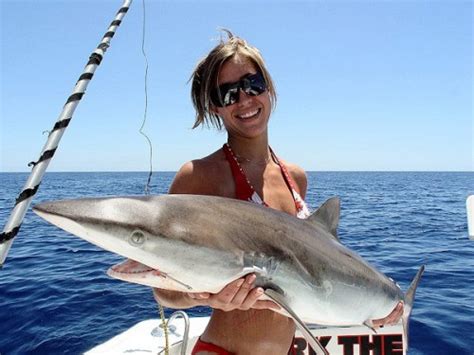 Shark Fishing With Girls Hunting