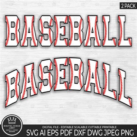 2 Baseball Script Layered Svg Baseball Script Clipart Baseball Script