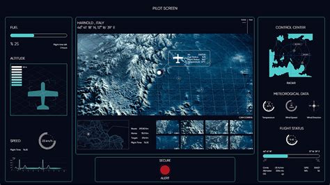 Control Screen Design I Ui Ux Project For Uav On Behance