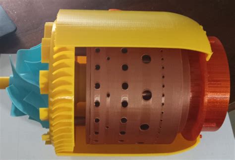 hobby jet engine casing by altug download free stl model