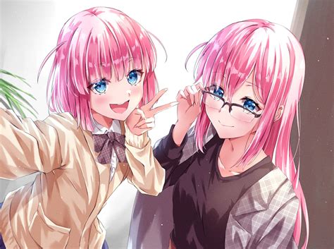 Gotoh Hitori And Gotoh Futari Bocchi The Rock Drawn By Kikugawa Roku Danbooru