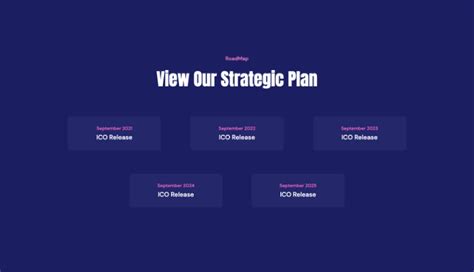 Cryptocurrency Landing Page For Gutenberg Roadmap Section Templately