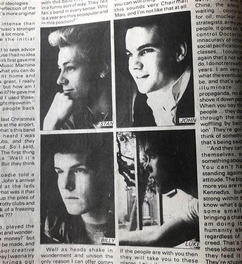 Theatre Of Hate Zig Zag Interview Billy Duffy