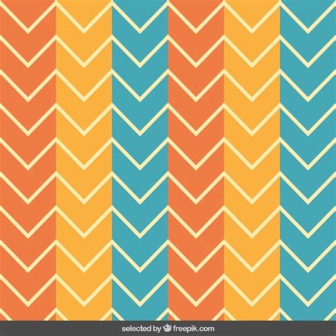 Free Retro Zig Zag Pattern Nohat Cc