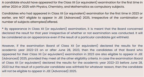 JEE Advanced Eligibility Criteria Updated