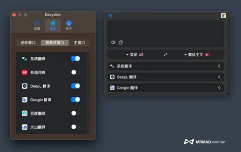 Mac 即時翻譯推薦Easydict 免費安裝到實用技巧一次看 瘋先生