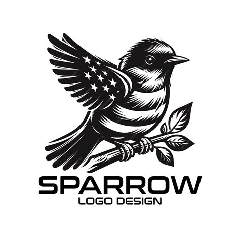 Premium Vector Sparrow Bird Vector Logo Design