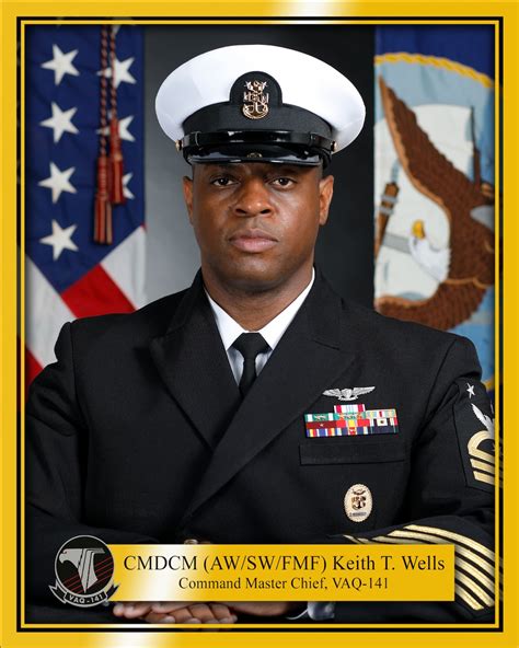 Command Master Chief Keith Wells Naval Air Force Us Pacific Fleet Leader View