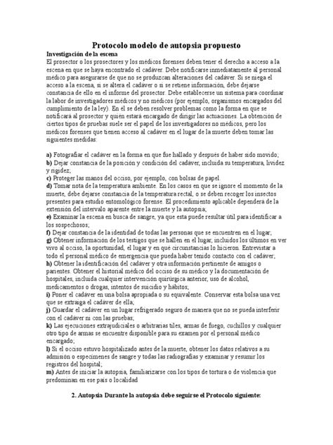Medicina Legal Protocolo De Minnesota Pdf Fotografía Aérea