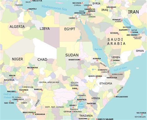 Eritrea Map In Africa Detailed Political Map Of Eritrea Eritrea