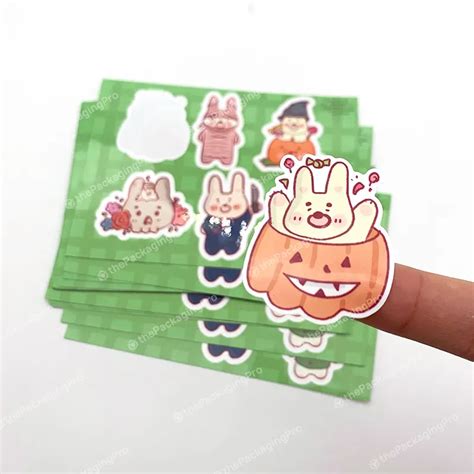 Custom Waterproof Glossy Vinyl Kiss Cut Sticker Sheet Buy Kiss Cut