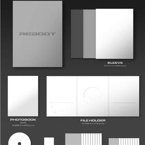 Treasure 2nd Full Album [reboot] Photobook Ver 3 Versions