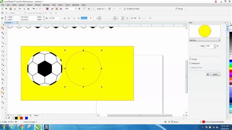 Corel Draw Tips Tricks Lens Effect Problem YouTube
