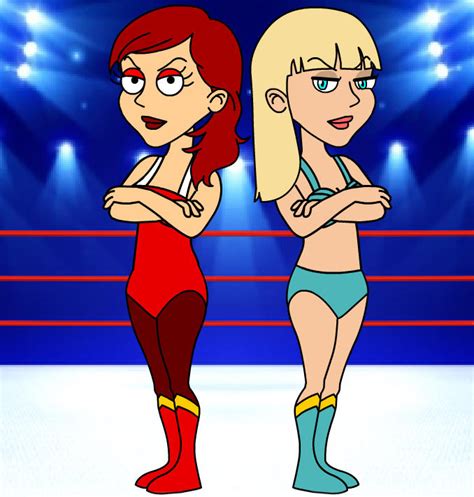 Carol Ann And Olivia Parker In Goanimate Style By Femalewrestlinglover